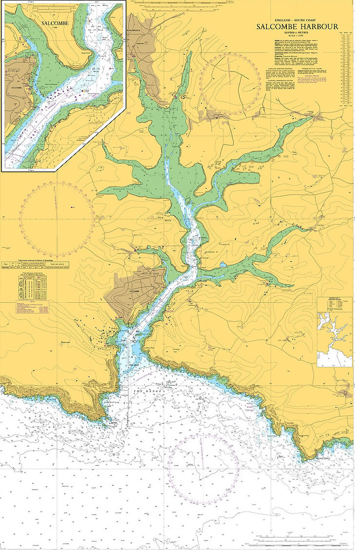 Chart 0028 - Salcombe Harbour :: Product :: Chartart