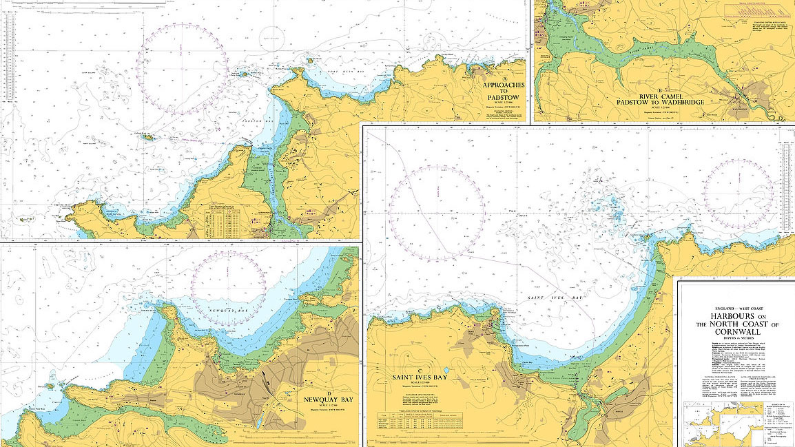 Chart 1168 - Harbours on the North Coast of Cornwall :: Product :: Chartart