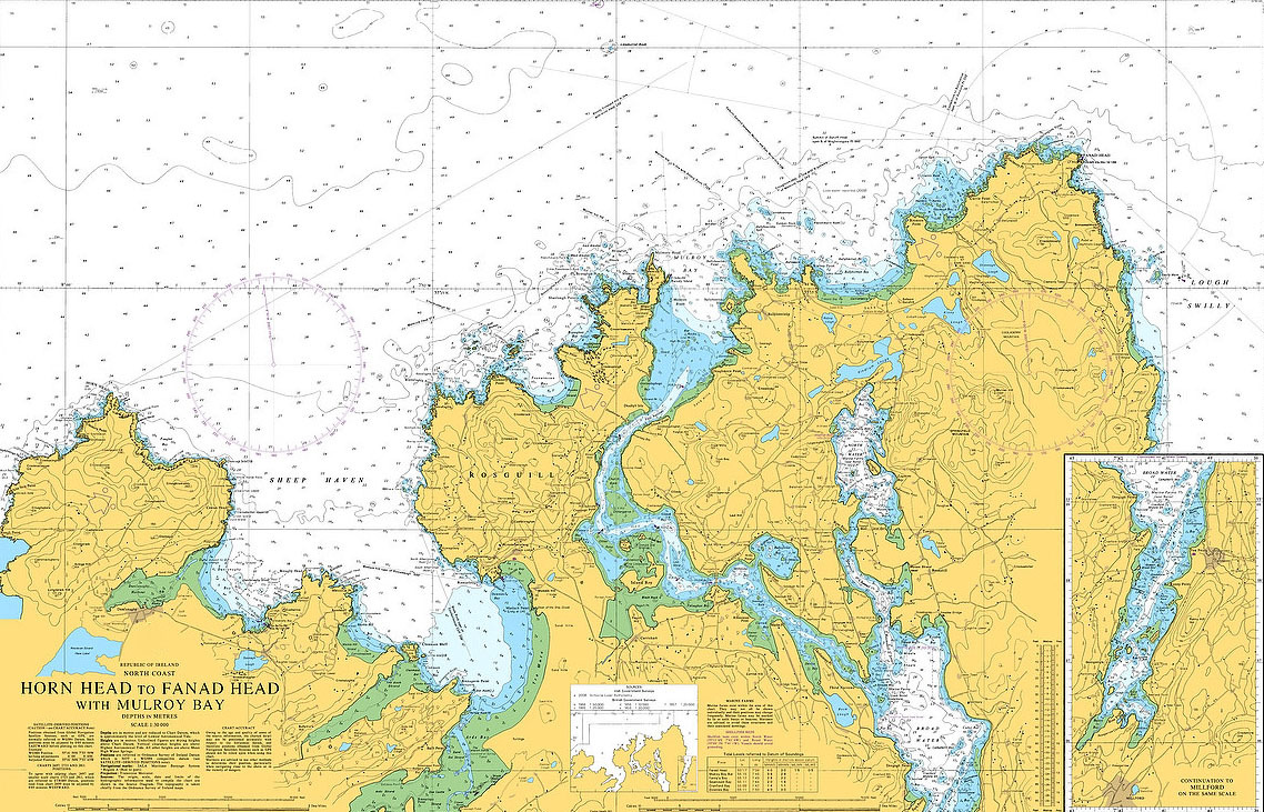 Chart 2699 - Horn Head to Fanad Head, Loch Swilly, North coast of ...