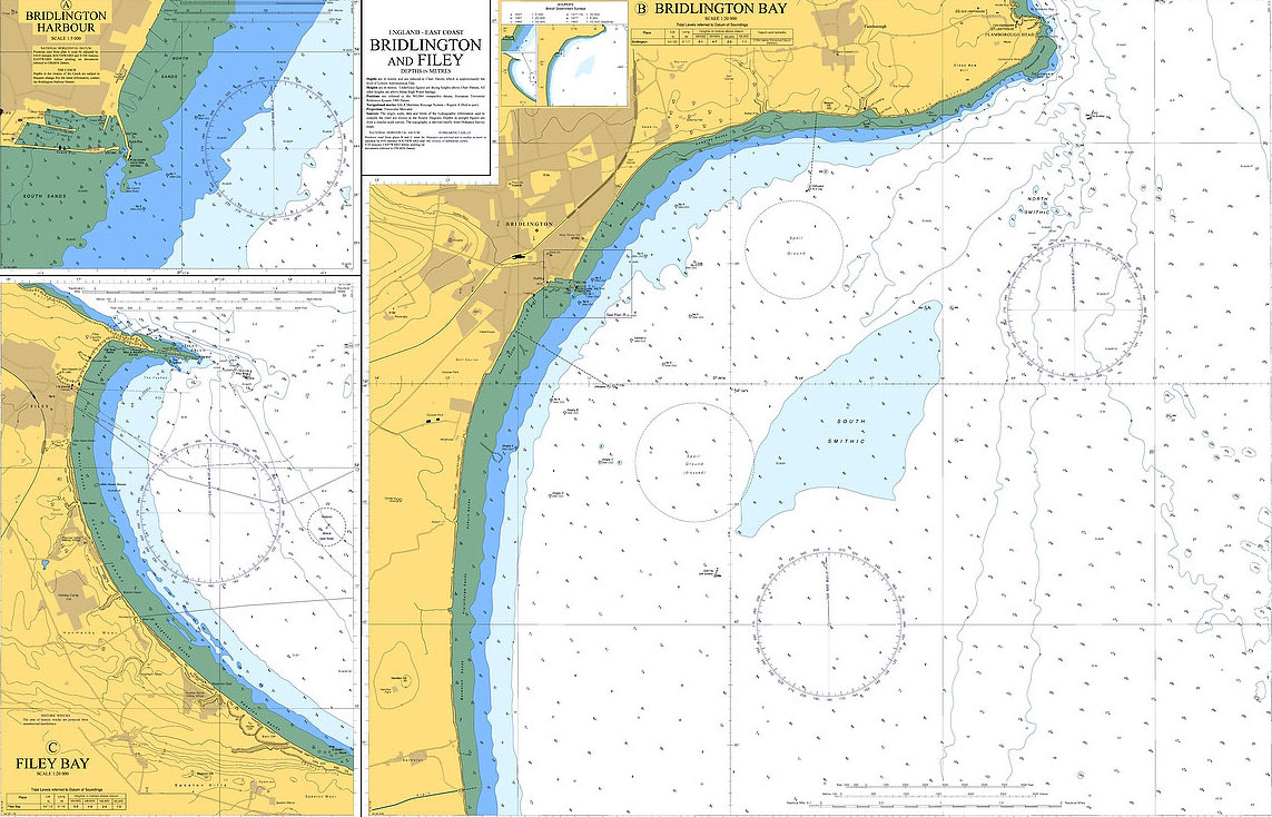 Chart 1882 - Bridlington and Filey :: Product :: Chartart