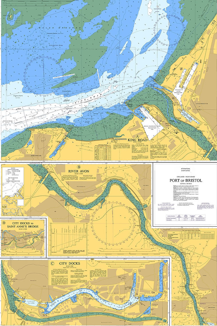 Chart 1859 - Port of Bristol :: Product :: Chartart