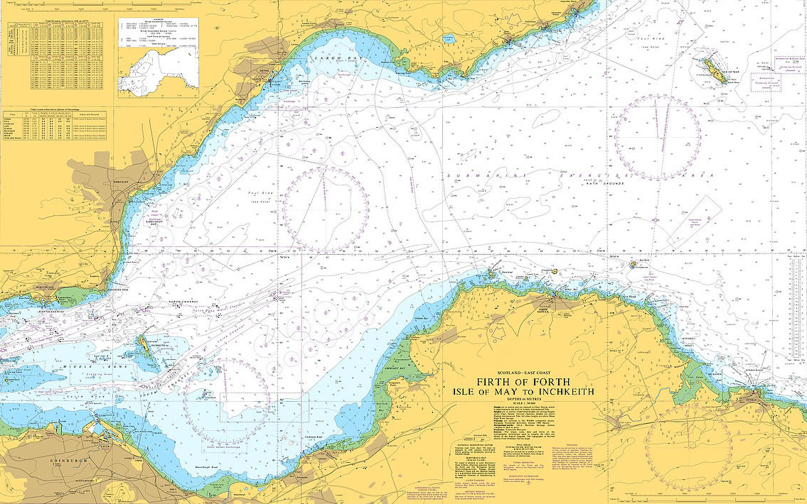 Chart 0734 - Firth of Forth, Isle of May to Inchkeith :: Product ...