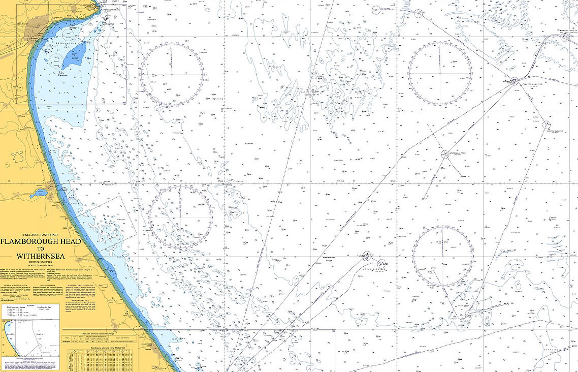 Chart 0121 - Flamborough Head to Withernsea :: Product :: Chartart