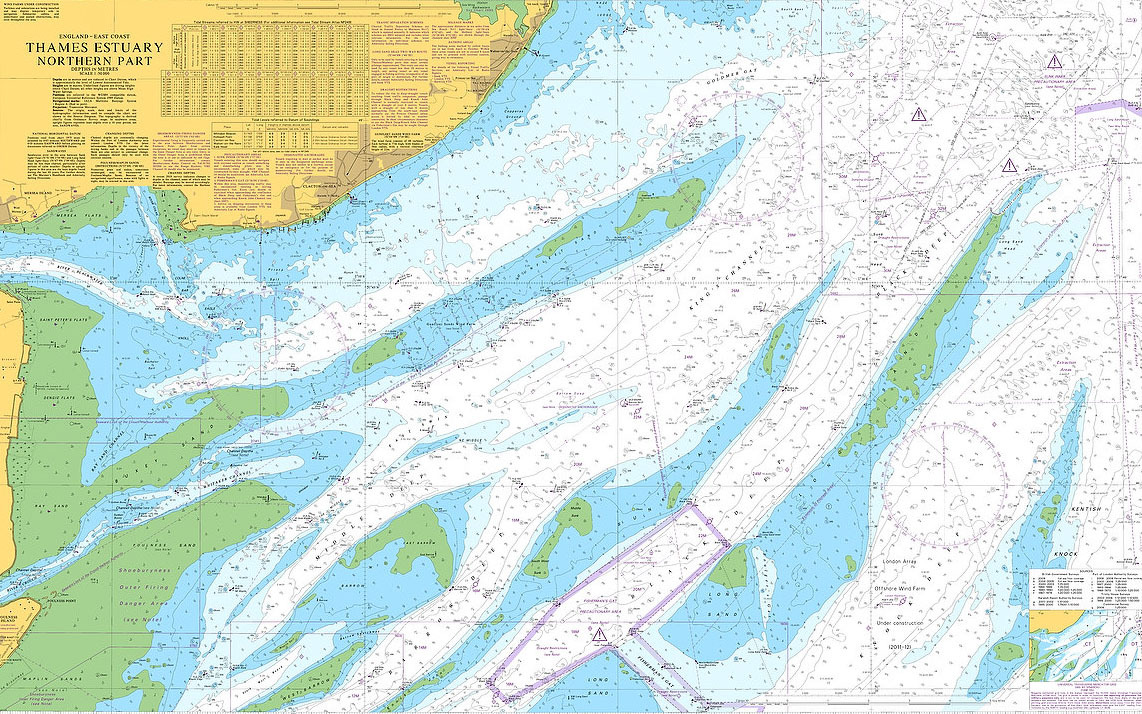 Chart 1975 - Thames Estuary Northen Part :: Product :: Chartart