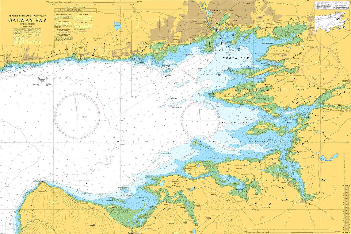 Green Bay Depth Contours