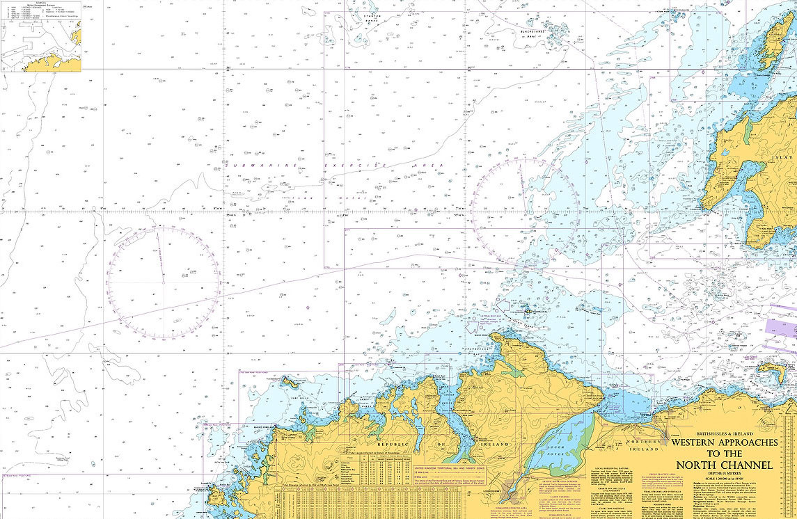 Chart 2723 - Western Approaches to the North Channel :: Product :: Chartart