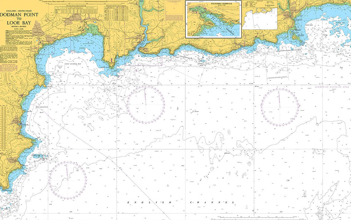 Chart 0148 - Dodman Point to Looe Bay, England South Coast :: Product ...