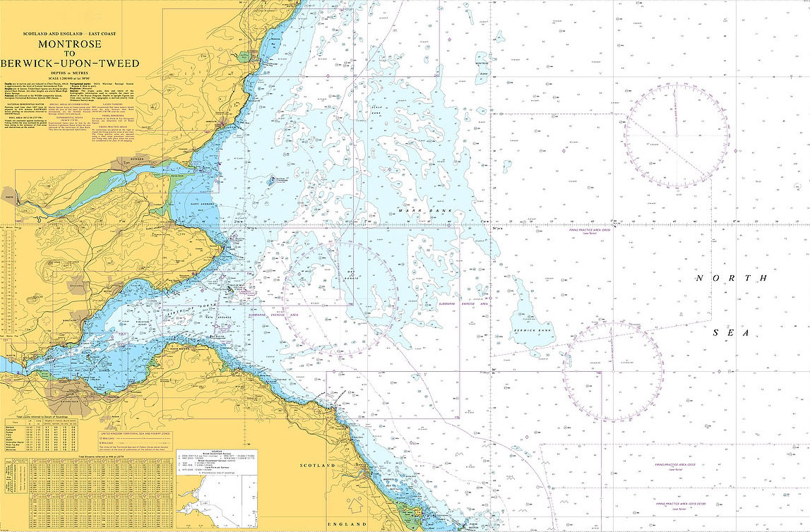Chart 1407 - Montrose to Berwick upon Tweed :: Product :: Chartart